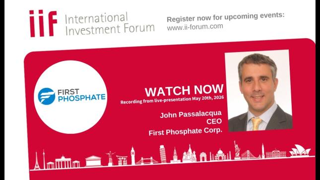First Phosphate CEO: Quebec igneous rock delivers 1st N.A. LFP cells in ...