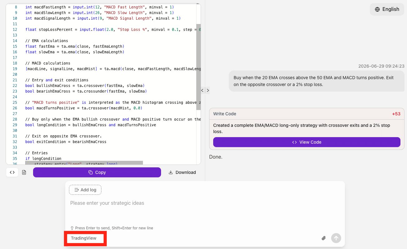 Das beste KI-Tool für TradingView Pine Script, das ich bisher ...